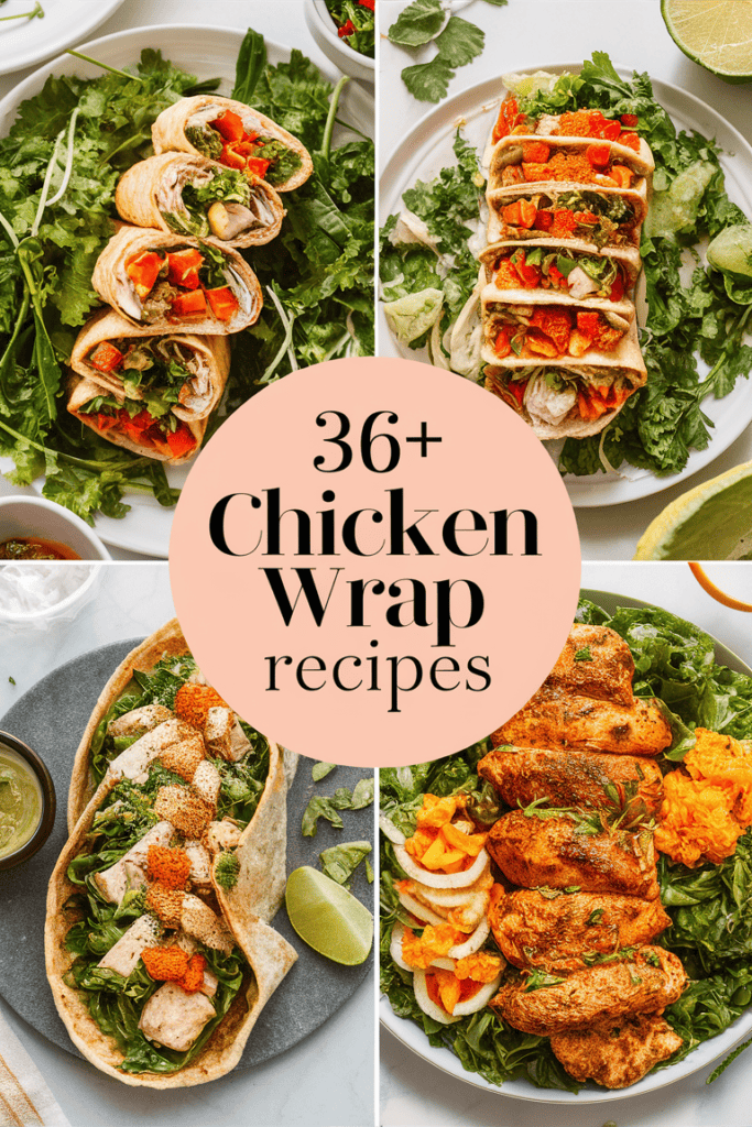 36+ Easy Chicken Wrap Recipes You’ll Love to Make for Lunch or Dinner ...