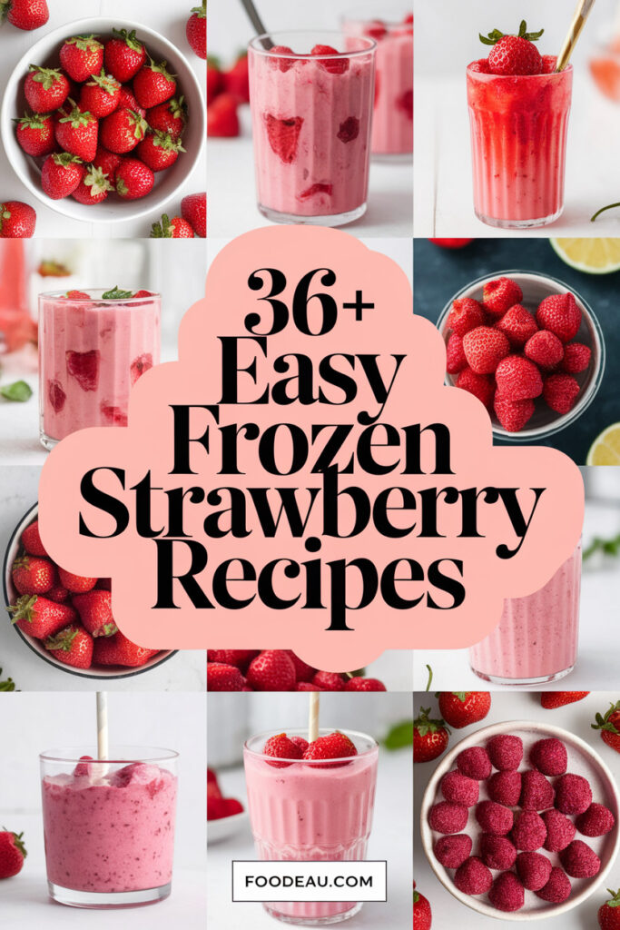 36+ Easy Frozen Strawberry Recipes to Delight Your Taste Buds and ...