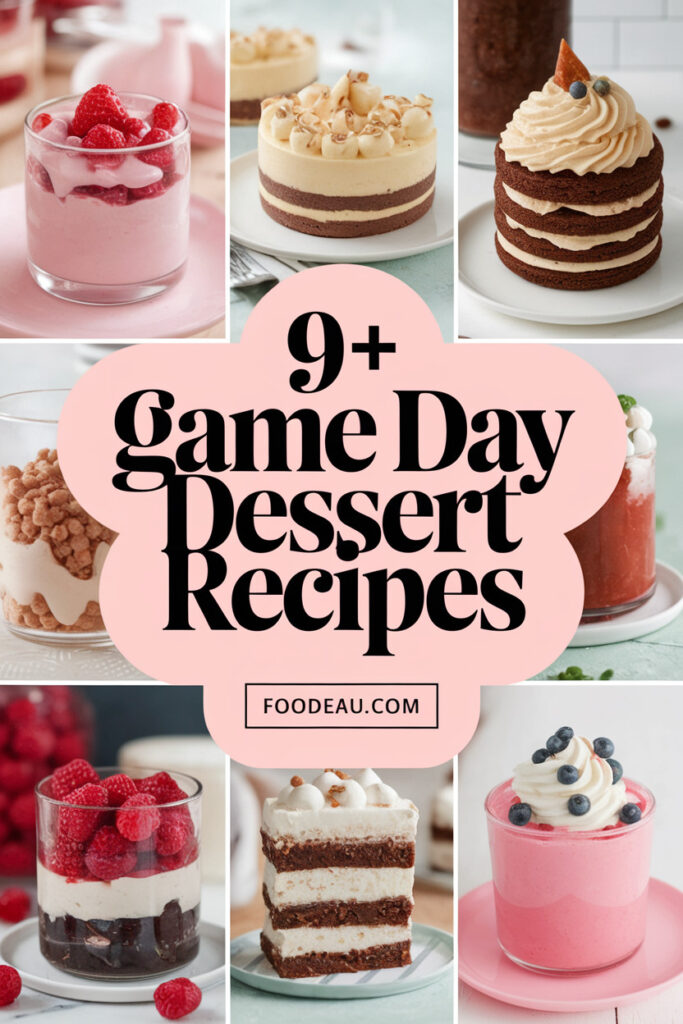 9+ Amazing Game Day Dessert Recipes to Impress Your Guests! – foodeau.com