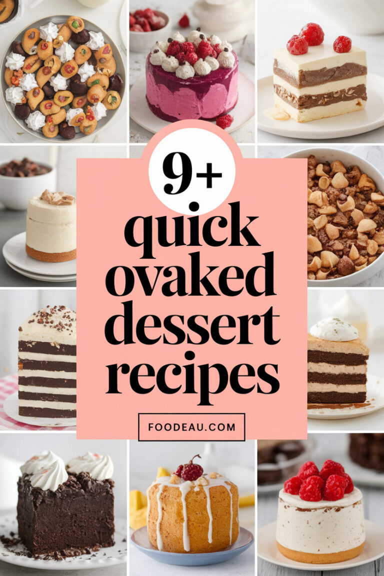 9+ Quick Oven-Baked Dessert Recipes to Delight Your Taste Buds Today ...