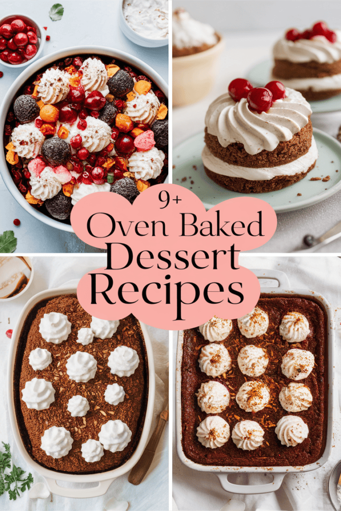 9+ Quick Oven-Baked Dessert Recipes to Delight Your Taste Buds Today ...