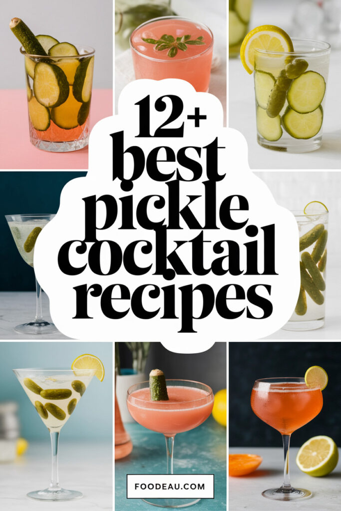 12+ Best Pickle Cocktail Recipes to Make Your Taste Buds Dance ...