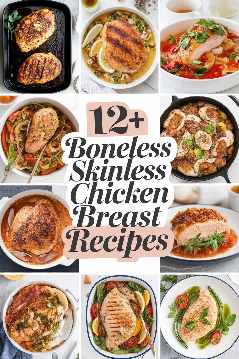 12+ Amazing Boneless Skinless Chicken Breast Recipes for Dinner ...