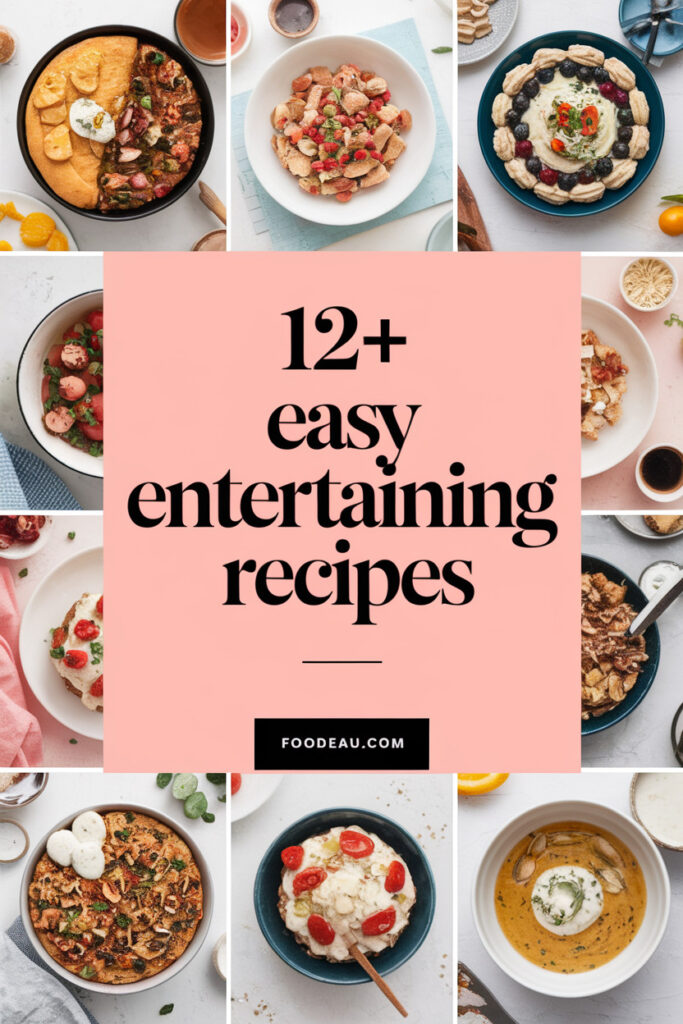 12+ Amazing Easy Entertaining Recipes Your Guests Will Love! – foodeau.com