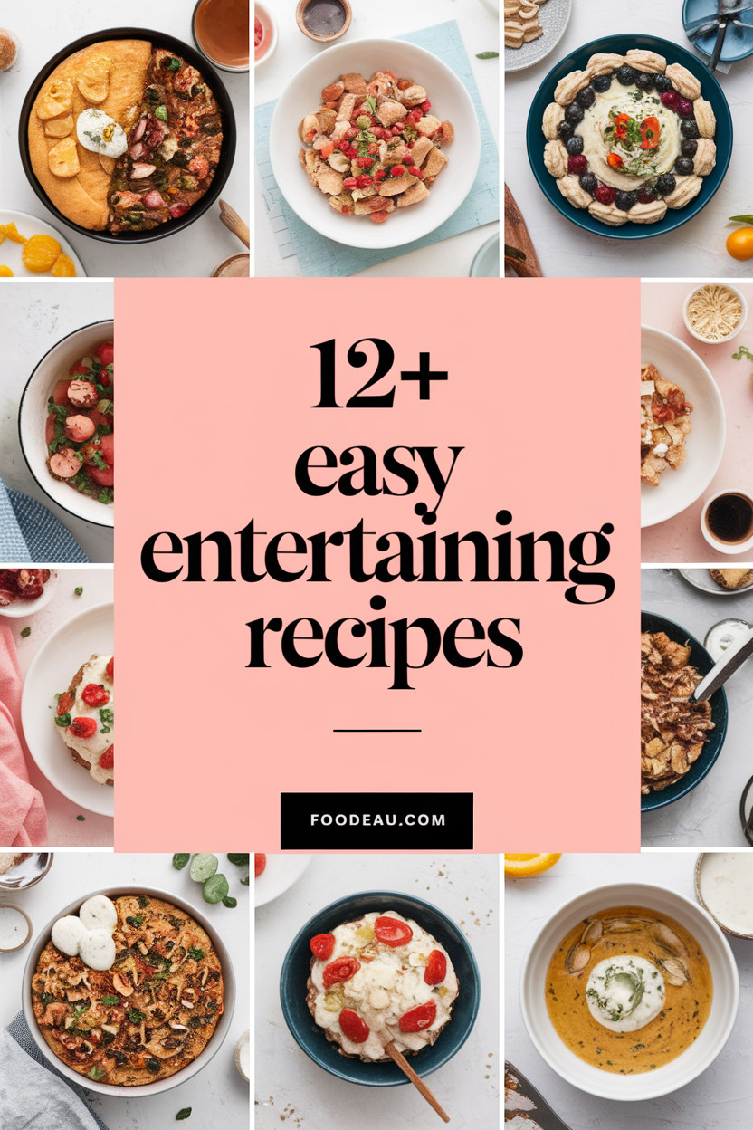 12+ Amazing Easy Entertaining Recipes Your Guests Will Love! – foodeau.com