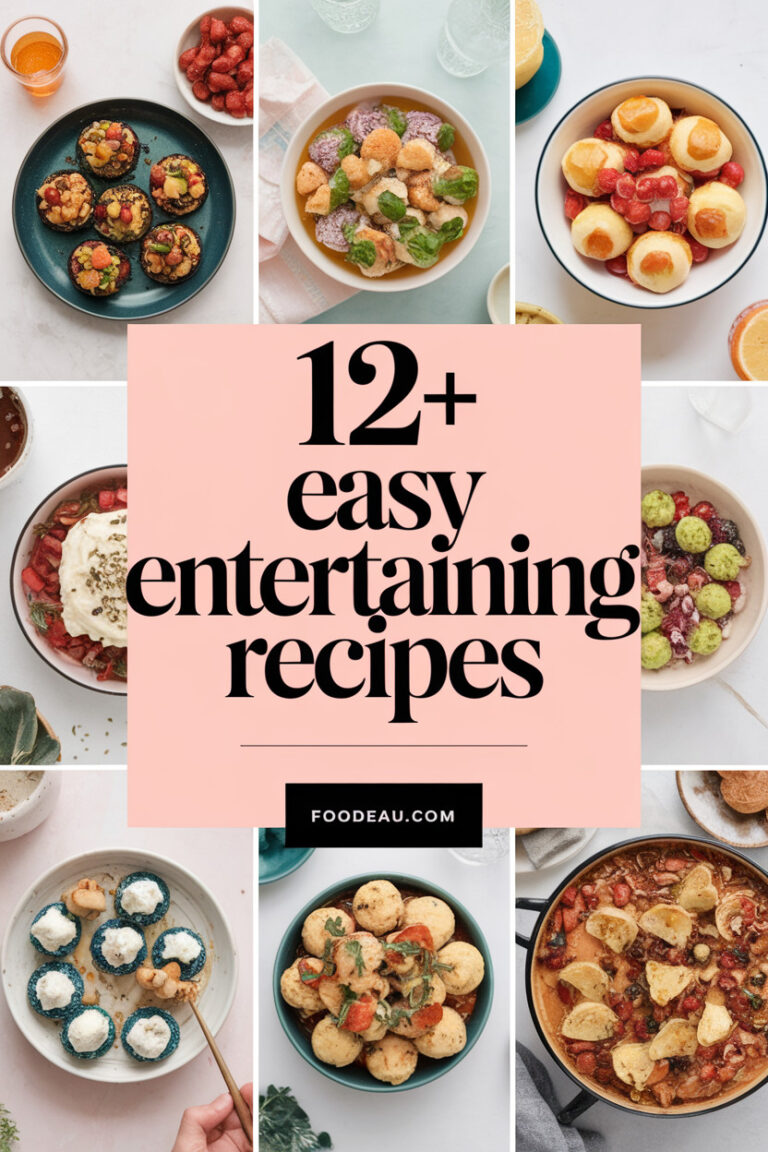 12+ Amazing Easy Entertaining Recipes Your Guests Will Love! – foodeau.com