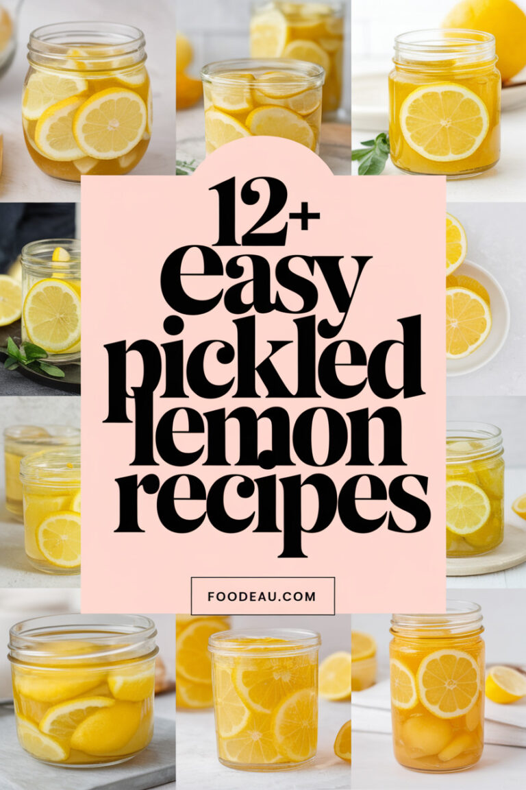 12+ Easy Pickled Lemon Recipes to Brighten Up Your Meals! – foodeau.com