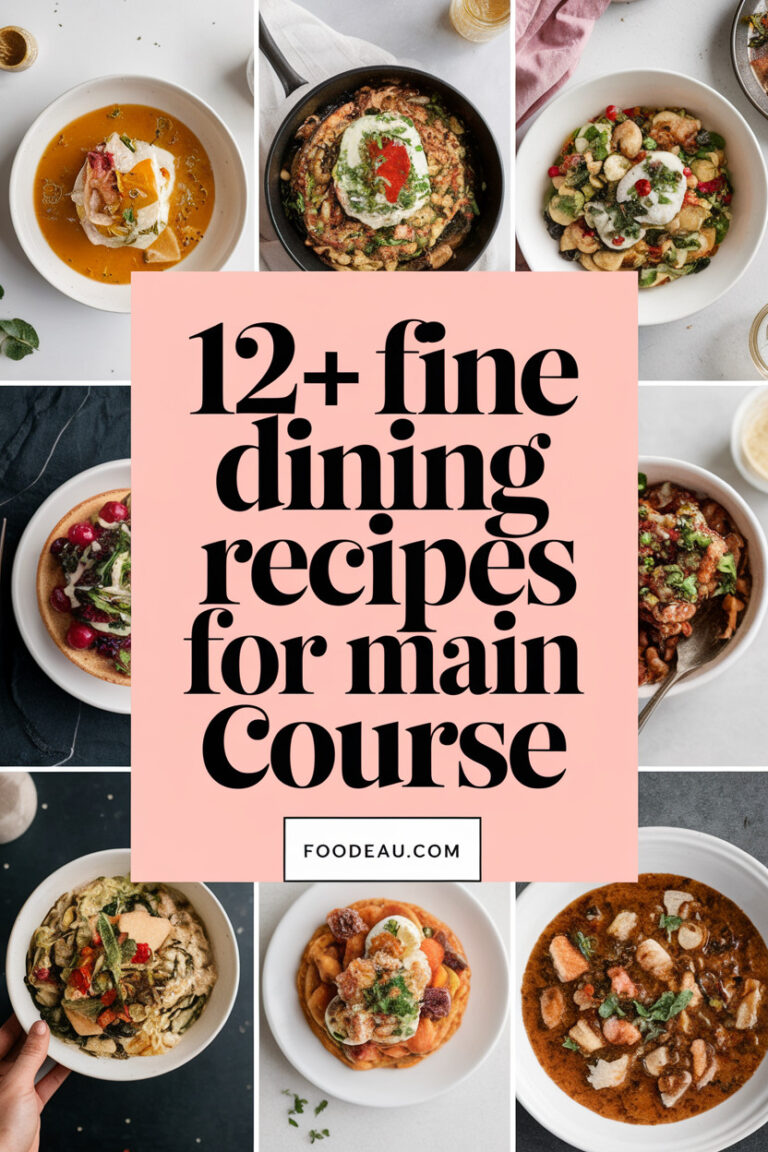 12+ Amazing Fine Dining Recipes for Your Main Course Delight – foodeau.com