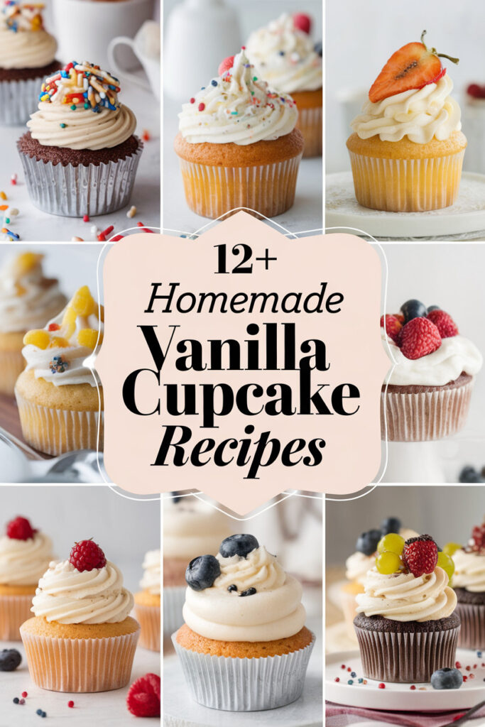 12+ Homemade Vanilla Cupcake Recipes to Delight Your Taste Buds ...