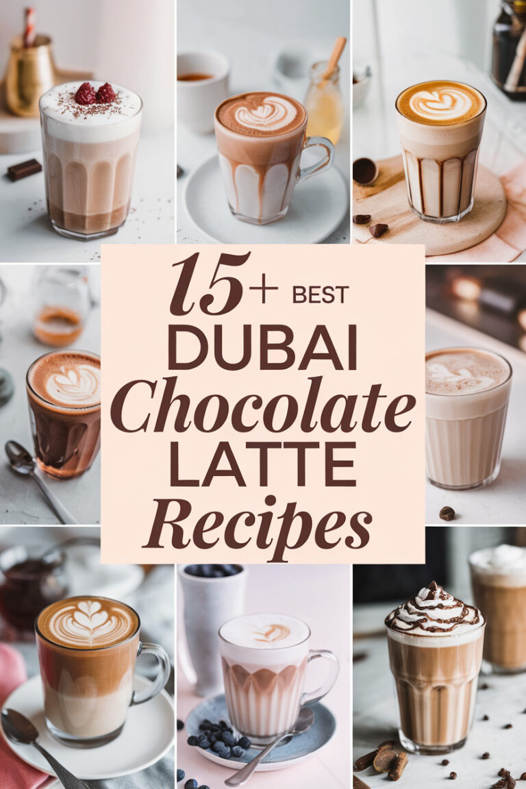 15+ Best Dubai Chocolate Latte Recipes to Indulge In Today! – foodeau.com