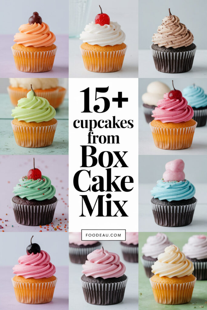 15+ Feel-Good Cupcakes from Box Cake Mix Recipes to Delight – foodeau.com