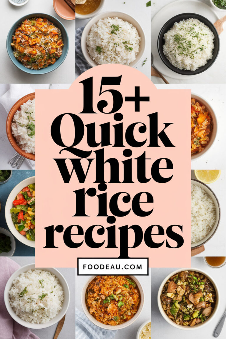 15+ Quick White Rice Recipes for a Delightful Dinner – foodeau.com