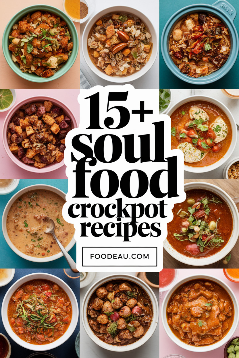 15+ Delicious Soul Food Crockpot Recipes for Comforting Meals – foodeau.com