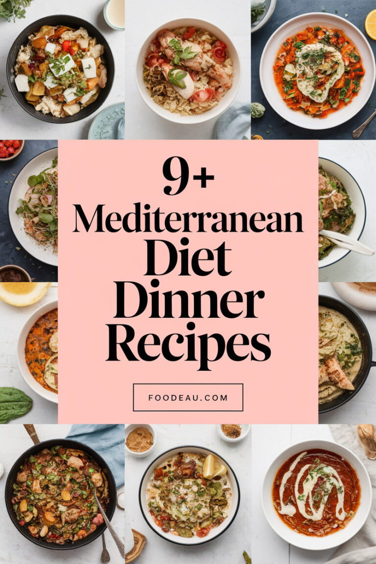 9+ Quick Mediterranean Diet Dinner Recipes You’ll Love! – foodeau.com
