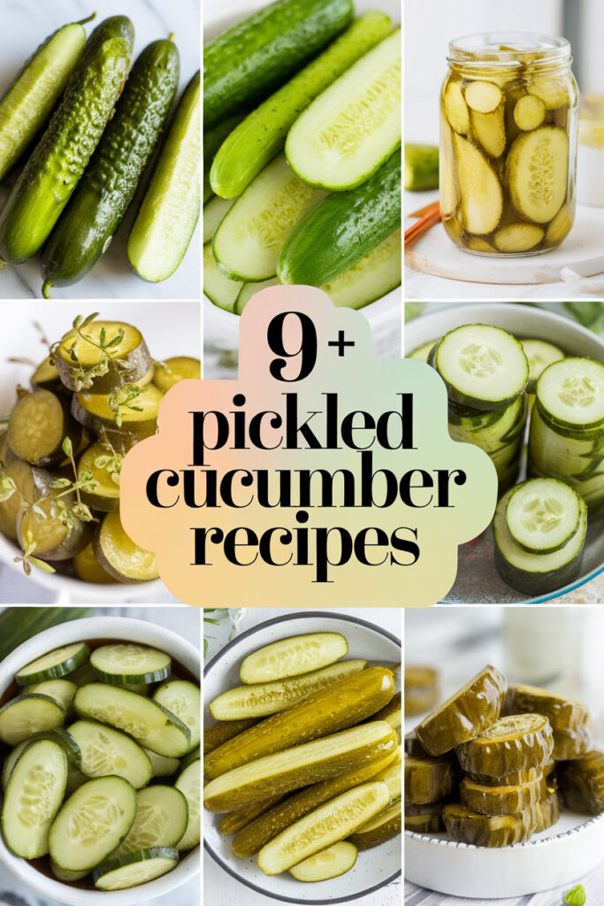 9+ Simple Pickled Cucumber Recipes You Can Make Today for a Crunchy ...