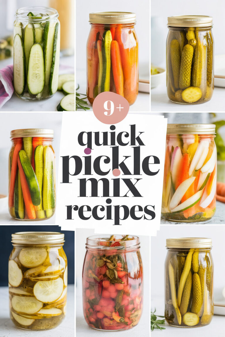 9+ Quick Pickle Mix Recipes to Elevate Your Snack Game Today! – foodeau.com