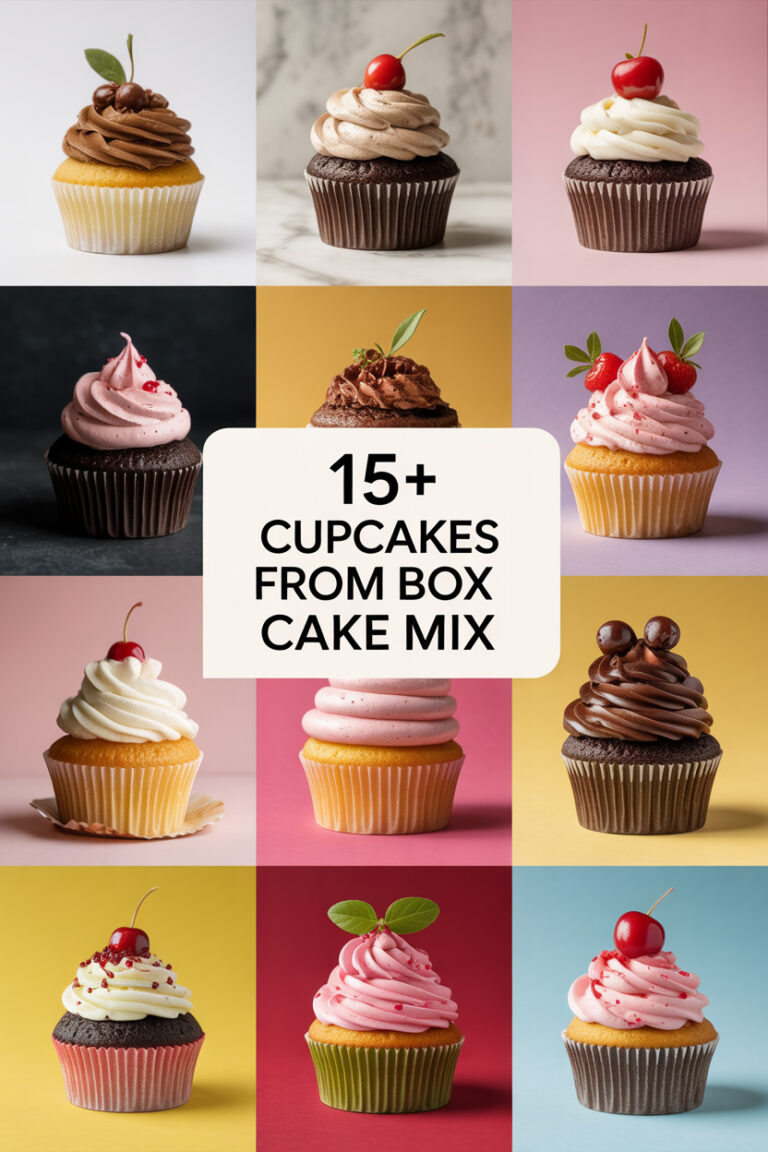 15+ Feel-Good Cupcakes from Box Cake Mix Recipes to Delight – foodeau.com