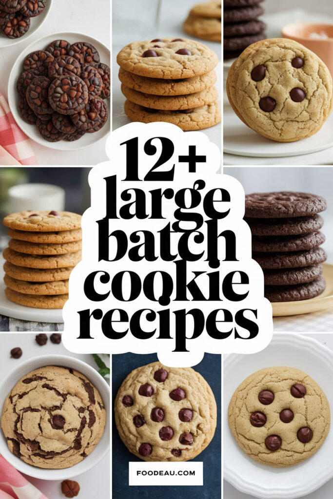 12+ Simple Large Batch Cookie Recipes to Delight Everyone – foodeau.com