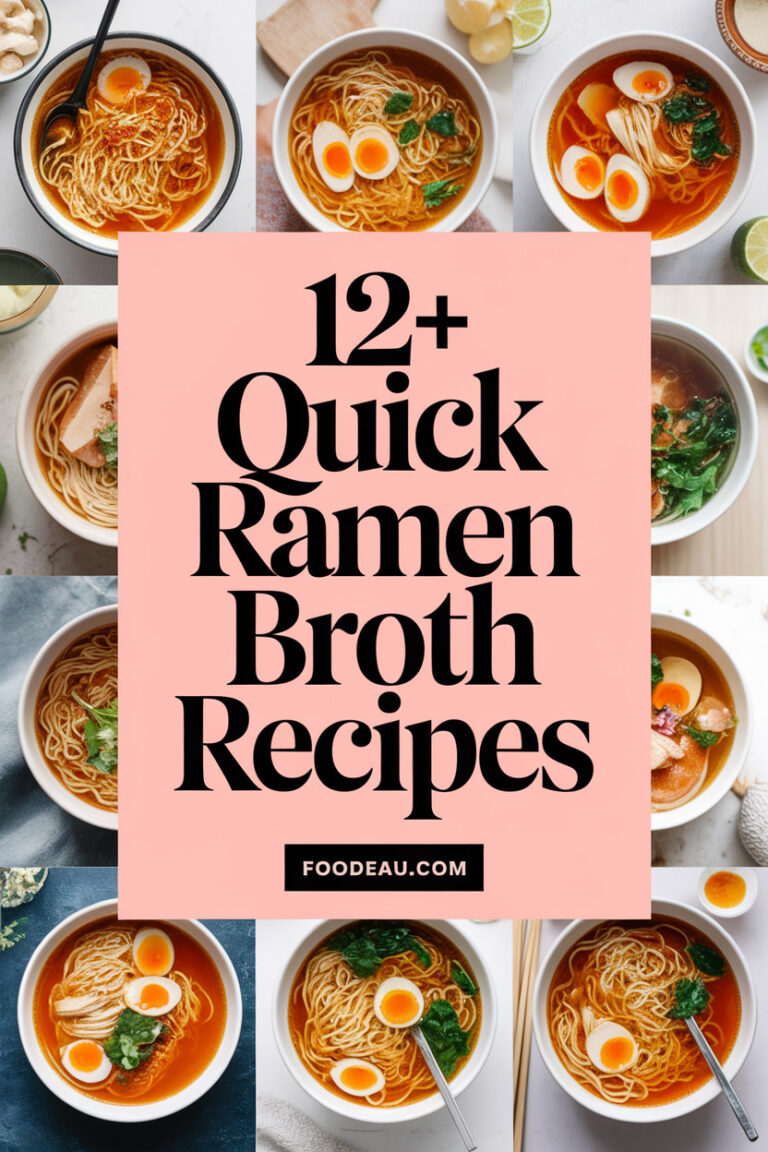 12+ Quick Ramen Broth Recipes You Can Make Today! – foodeau.com