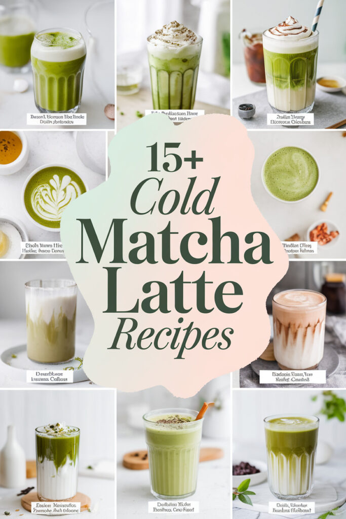 15+ Amazing Cold Matcha Latte Recipes You Must Try Today! – foodeau.com