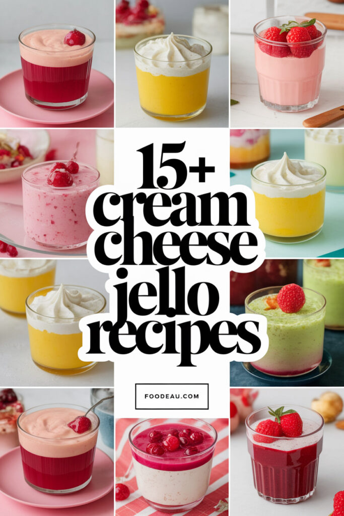15+ Favorite Cream Cheese Jello Recipes You’ll Love to Make! – foodeau.com