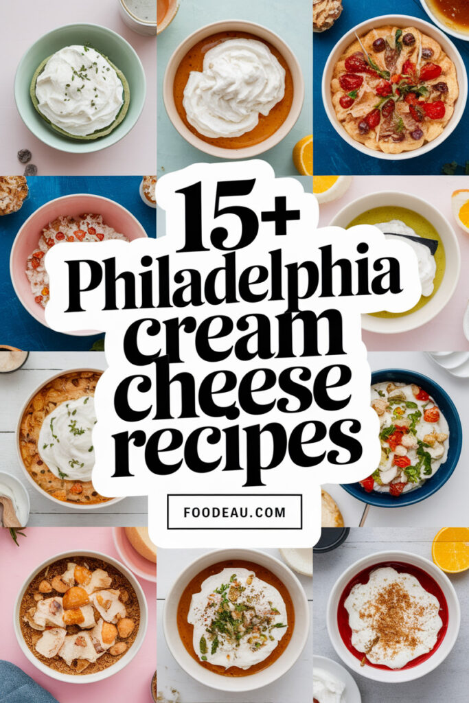 15+ Delicious Philadelphia Cream Cheese Recipes You’ll Adore! – foodeau.com