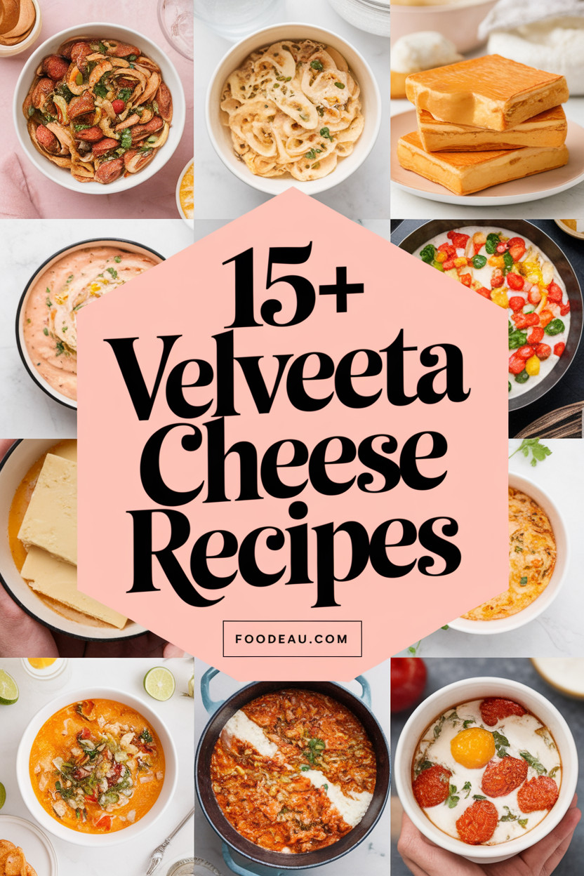 15+ Delicious Velveeta Cheese Recipes You’ll Love Making! – foodeau.com