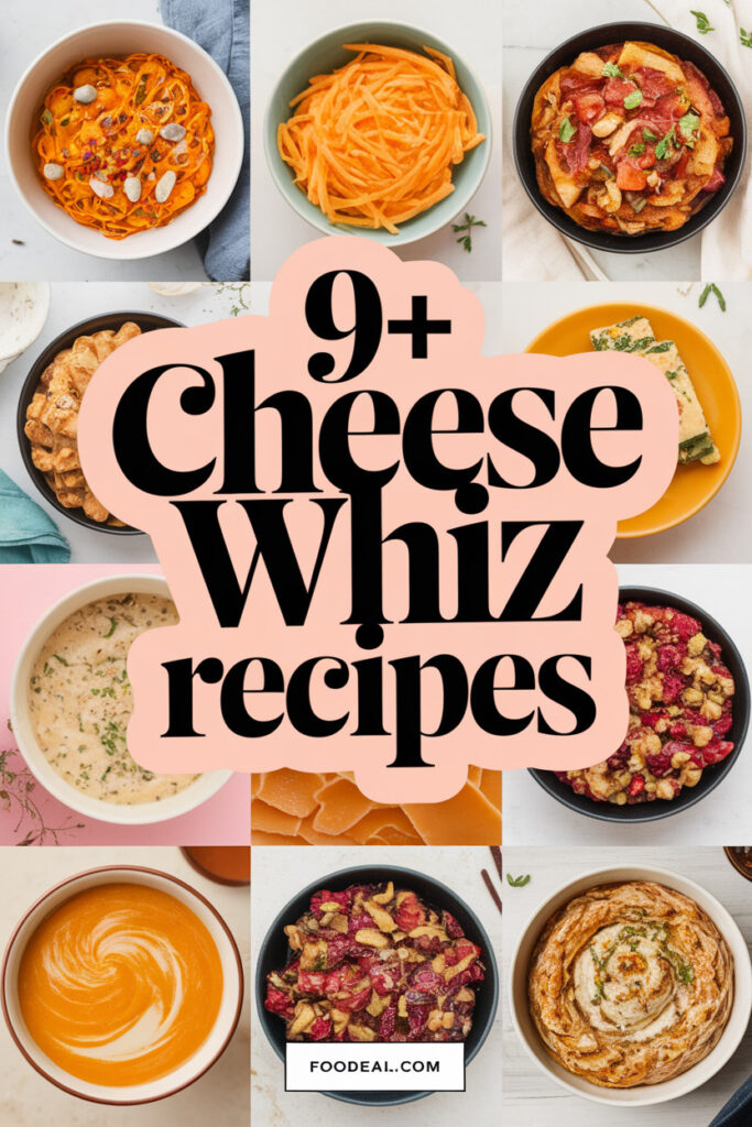 9+ Feel-Good Cheese Whiz Recipes You’ll Love to Make! – foodeau.com