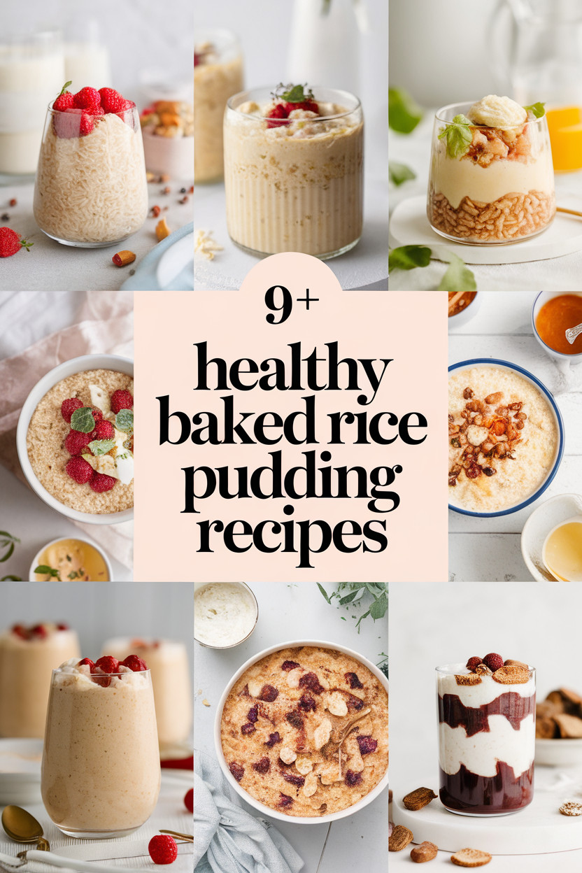 9+ Healthy Baked Rice Pudding Recipes You’ll Love to Make! – foodeau.com