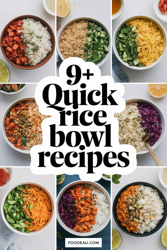 9+ Quick Rice Bowl Recipes for Effortless Weeknight Dinners – foodeau.com