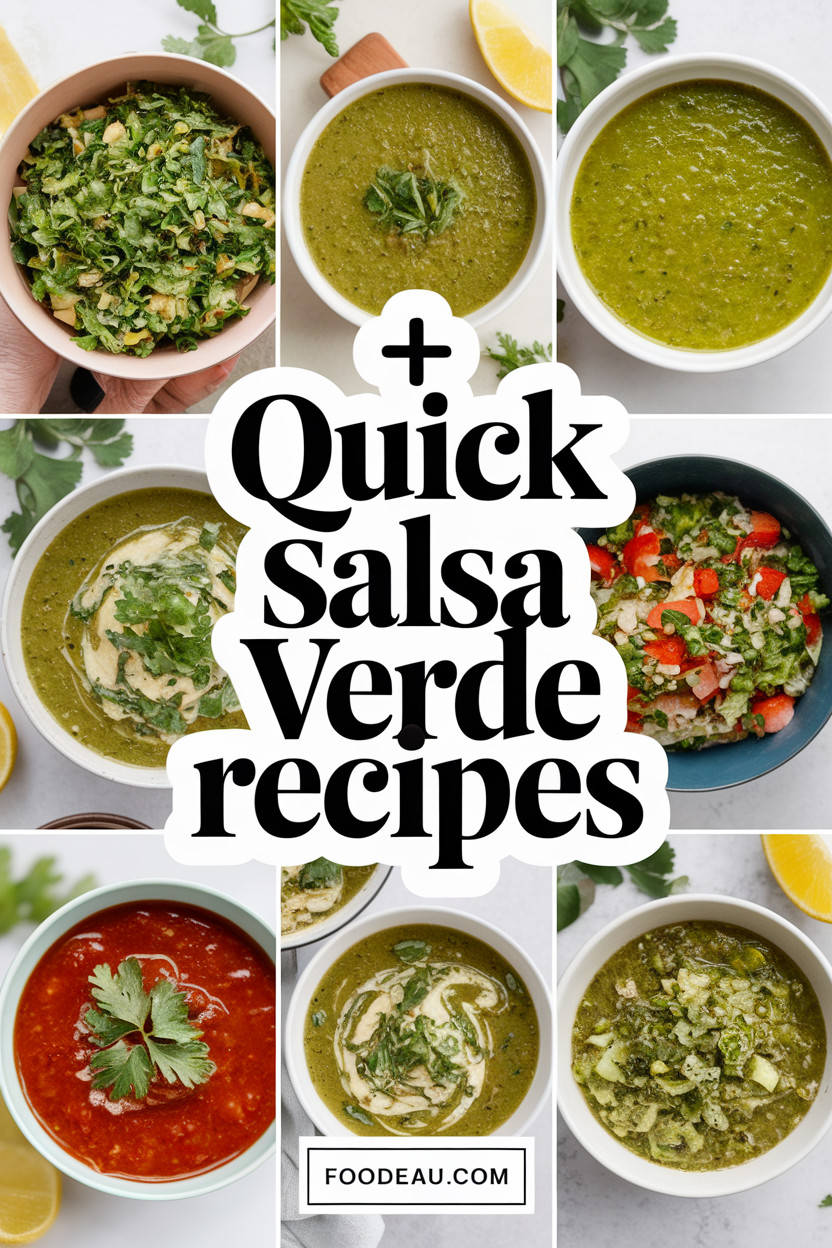 9+ Quick Salsa Verde Mexican Recipes You’ll Love to Make! – foodeau.com