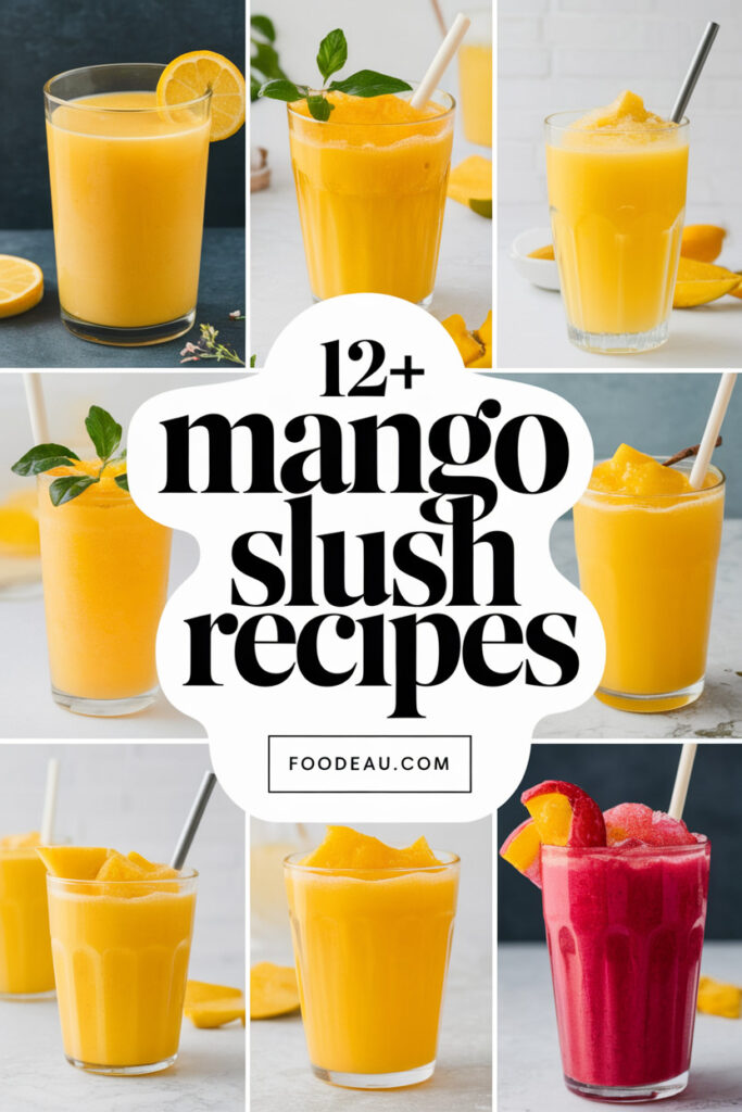 12+ Delicious Mango Slush Recipes You Must Try Today! – foodeau.com