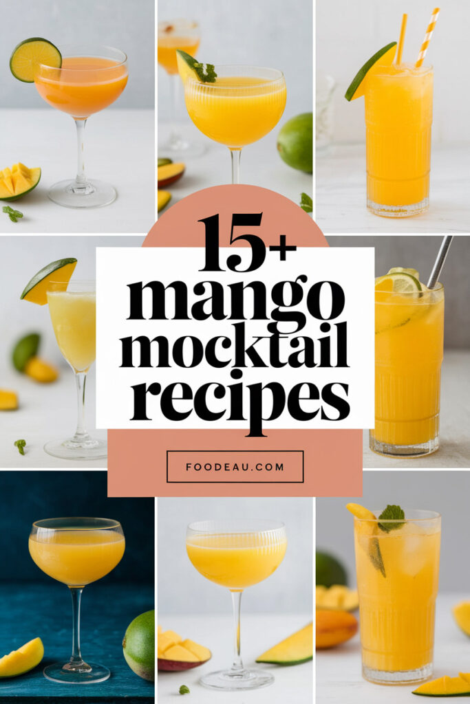 15+ Simple Mango Mocktail Recipes You’ll Love to Make! – foodeau.com