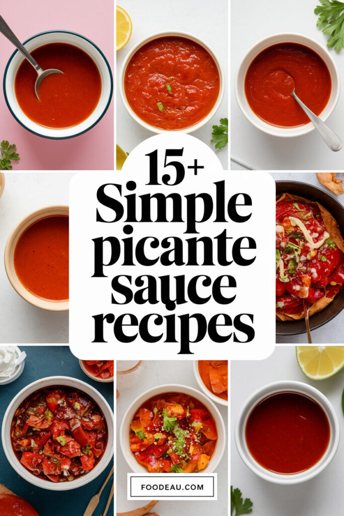 15+ Simple Picante Sauce Recipes to Spice Up Your Meals – foodeau.com