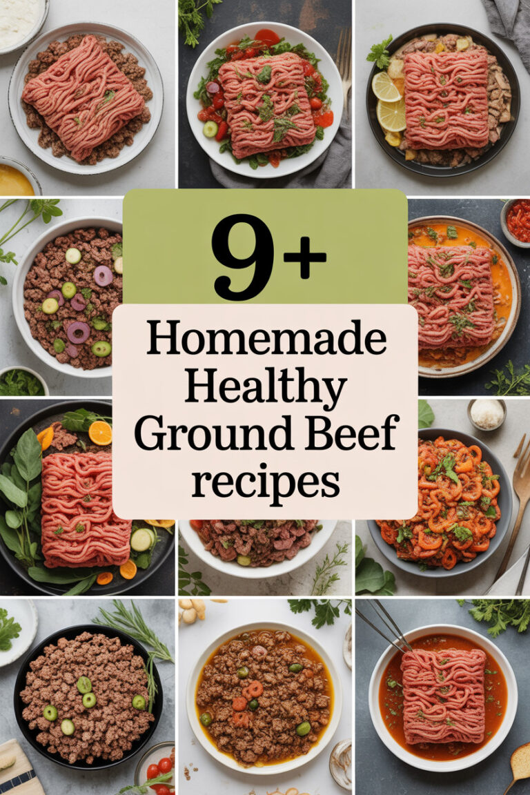 9+ Homemade Healthy Ground Beef Recipes You’ll Love to Try! – foodeau.com