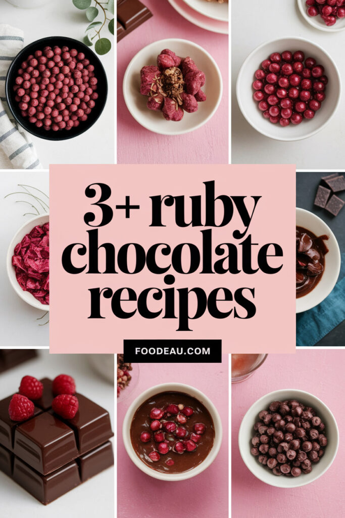 3+ Amazing Ruby Chocolate Recipes You’ll Want to Make Today! – foodeau.com