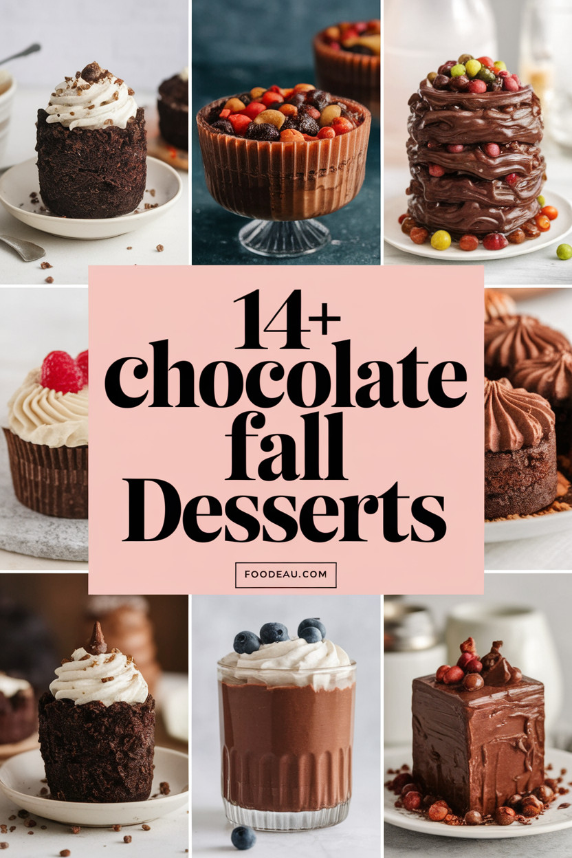 14+ Chocolate Fall Desserts Recipes – foodeau.com
