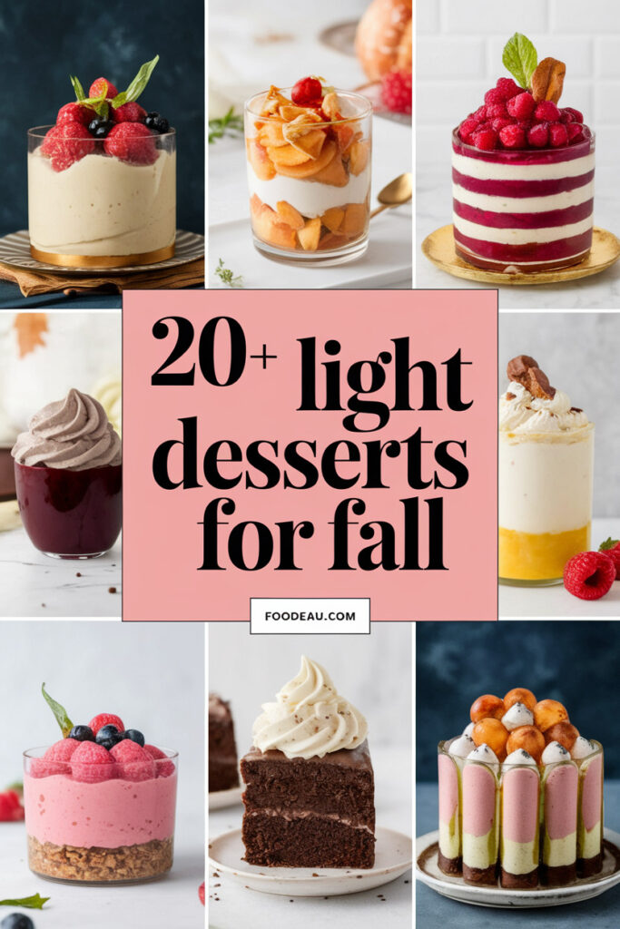 20+ Light Desserts for Fall Recipes – foodeau.com