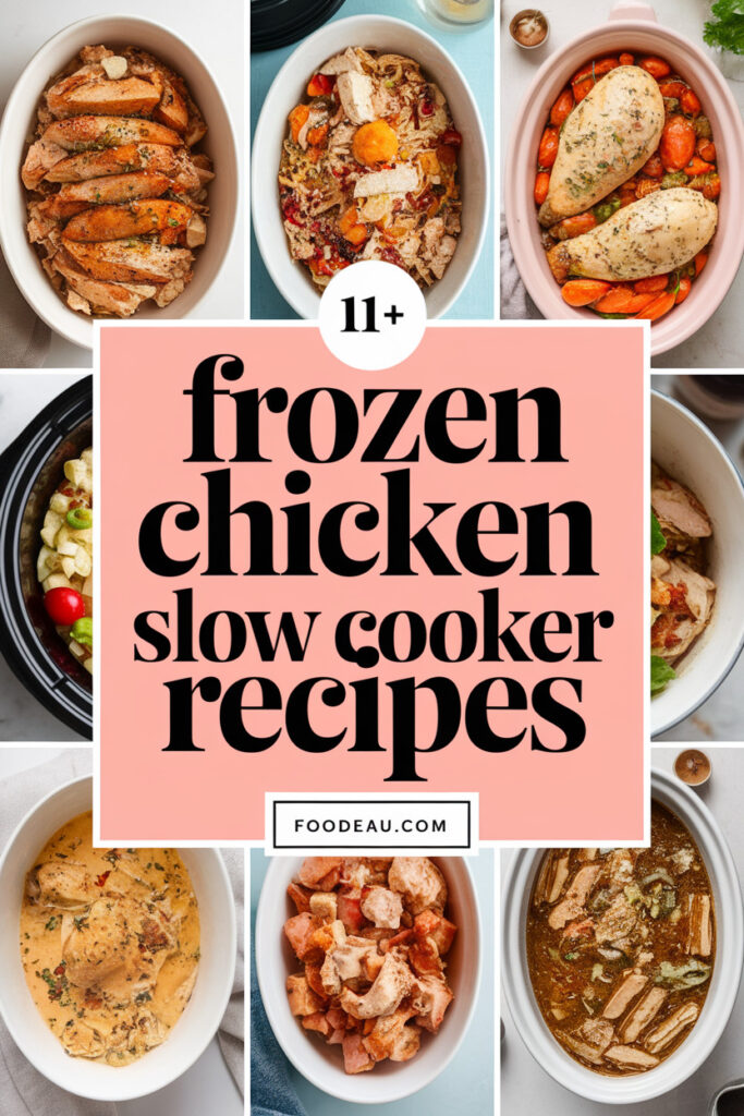 11+ Frozen Chicken Slow Cooker Recipes – foodeau.com