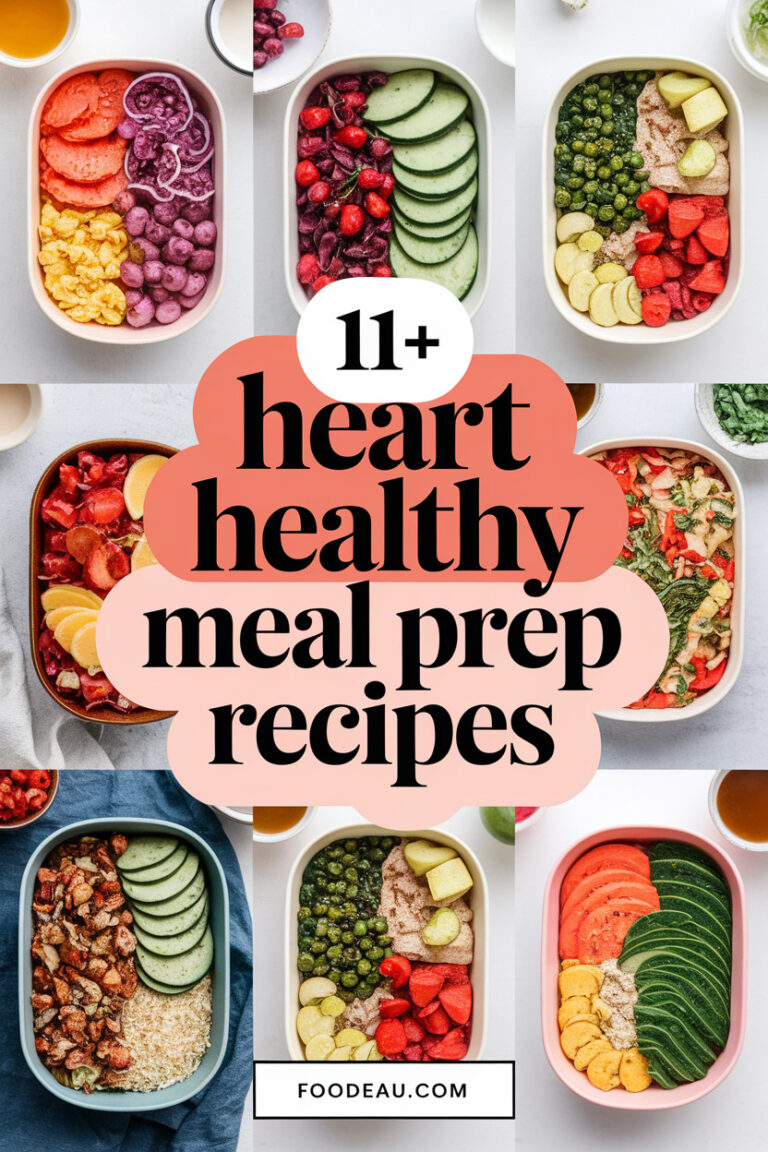 11+ Heart Healthy Meal Prep Recipes – foodeau.com