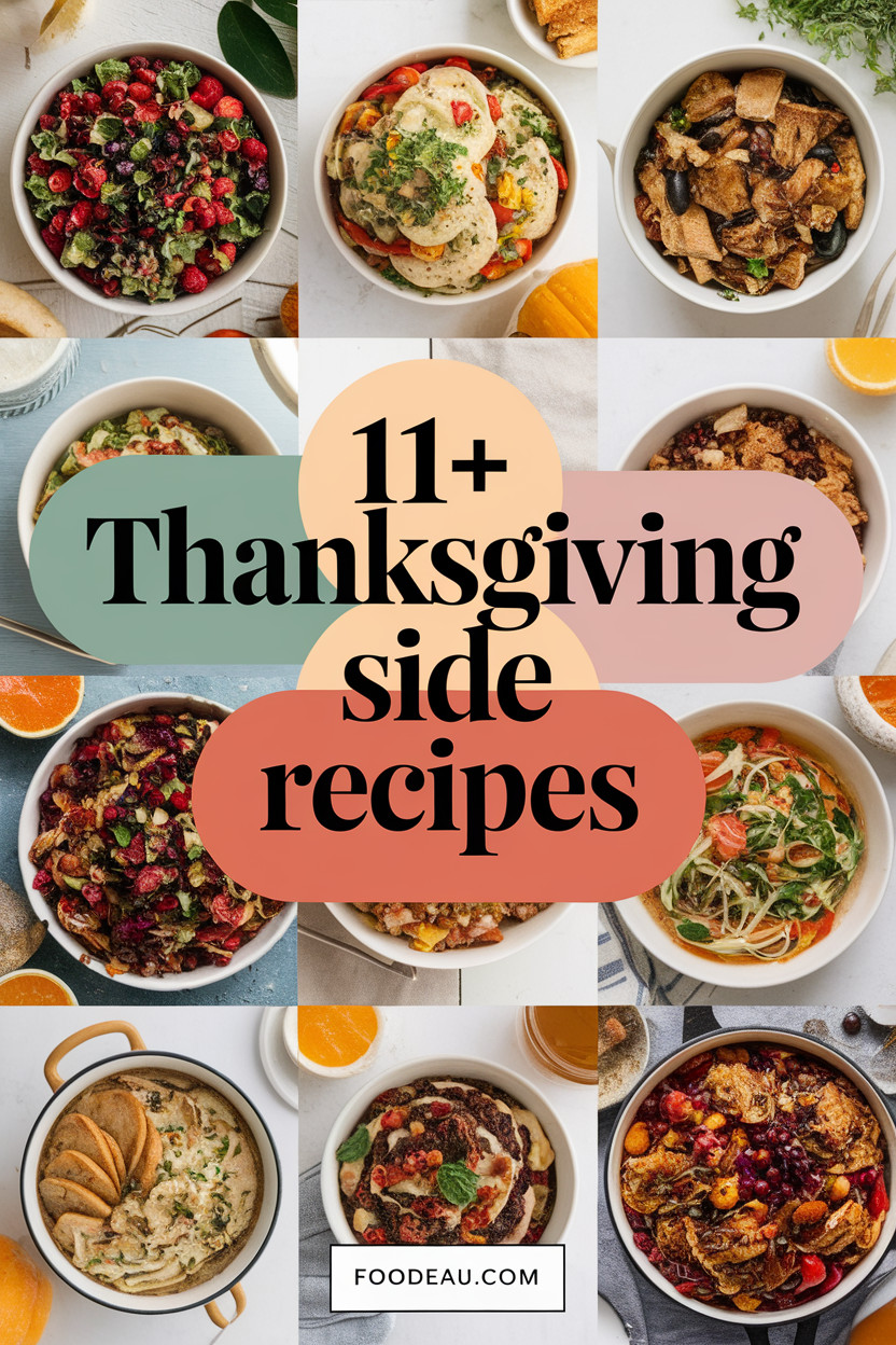 11+ Non-Traditional Thanksgiving Side Recipes – foodeau.com