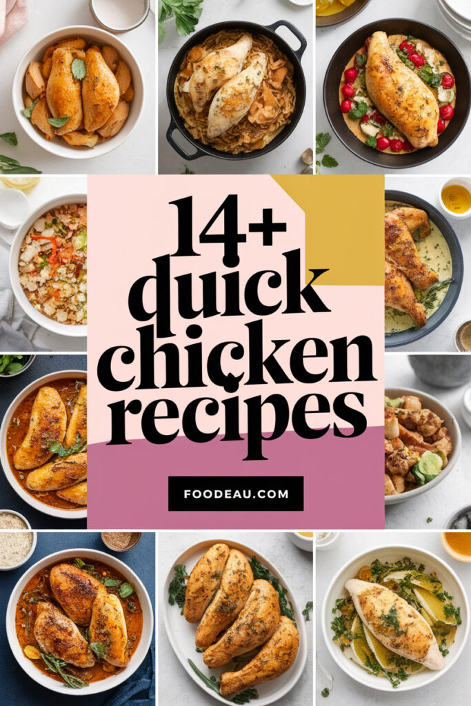 14+ Quick and Easy Chicken Recipes for Dinner – foodeau.com